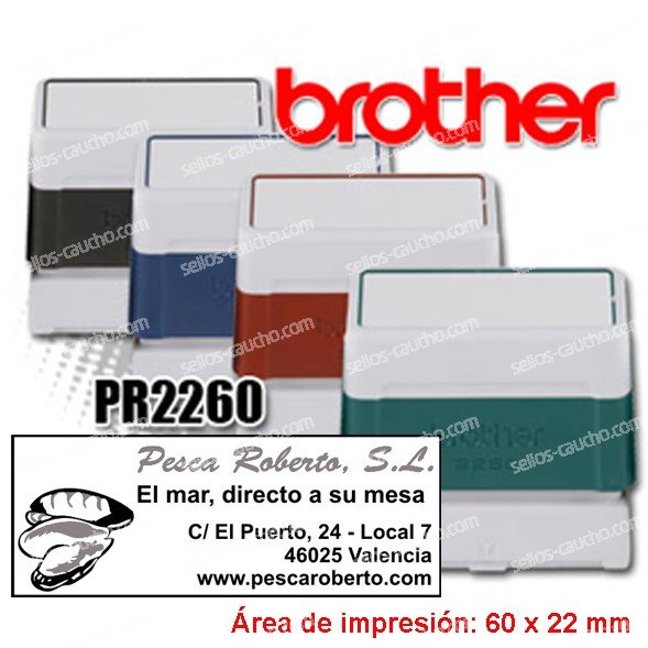 Sellos de Caucho Brother Digistamp 2260 | Sellos-Caucho.com
